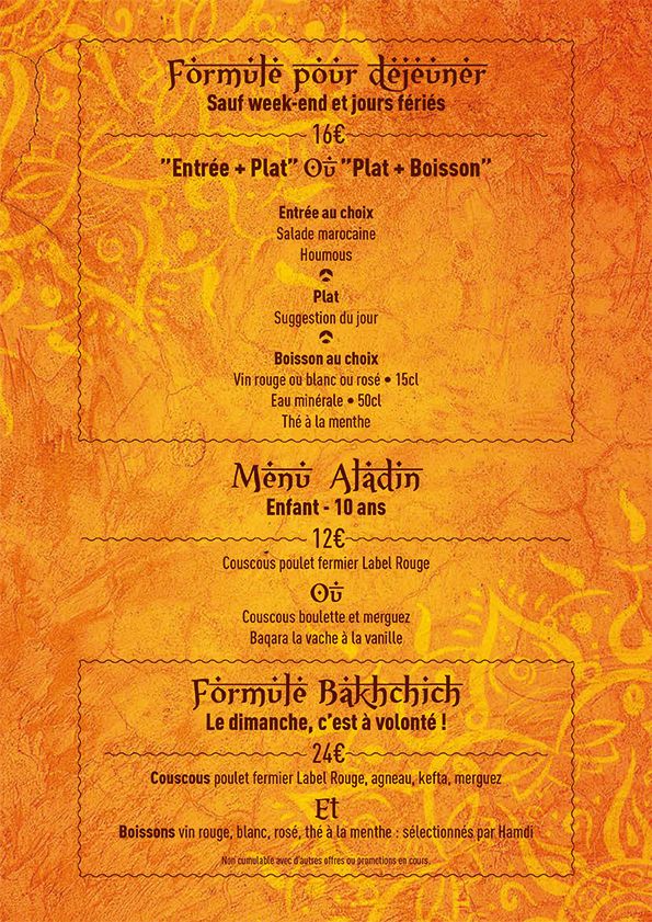 Restaurant tunisien Annecy : cuisine orientale et vente à emporter ...